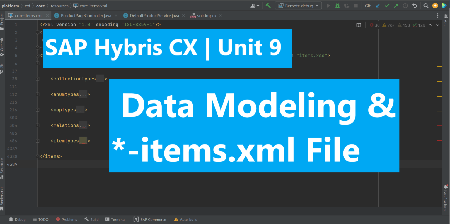 Sap Hybris Tutorial Data Modeling Itemsxml File Unit 9 Pinestran